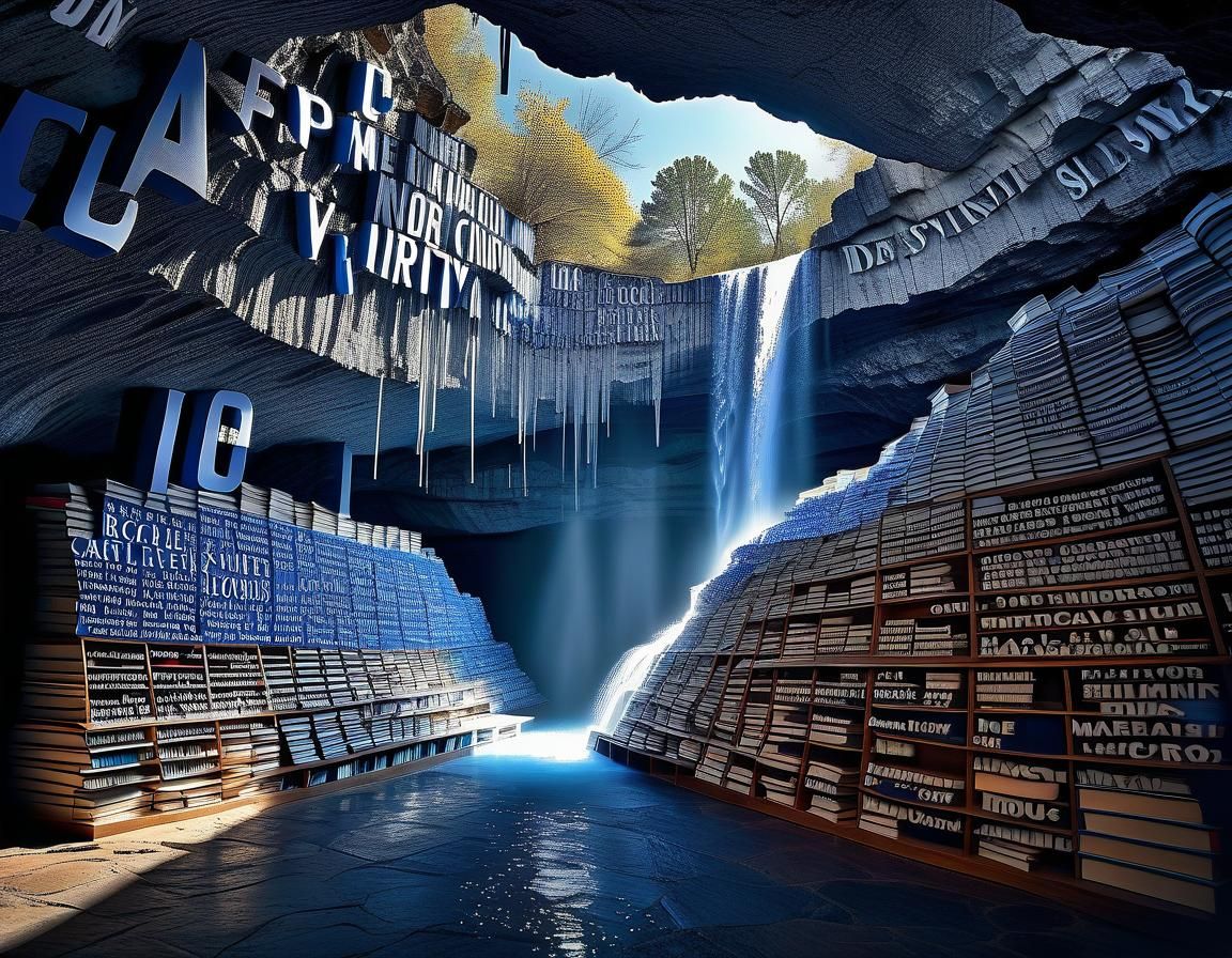 book cavern - AI Generated Artwork - NightCafe Creator