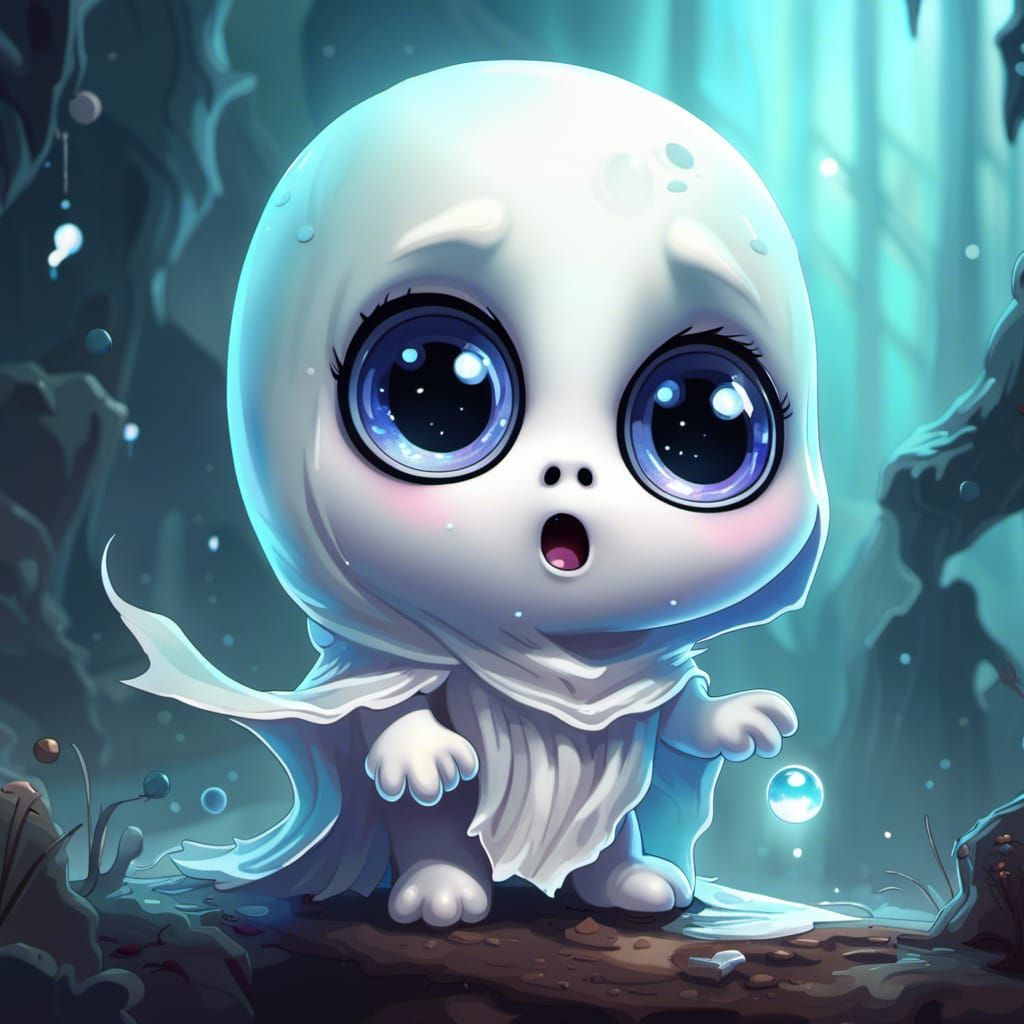 Friendly ghost - AI Generated Artwork - NightCafe Creator