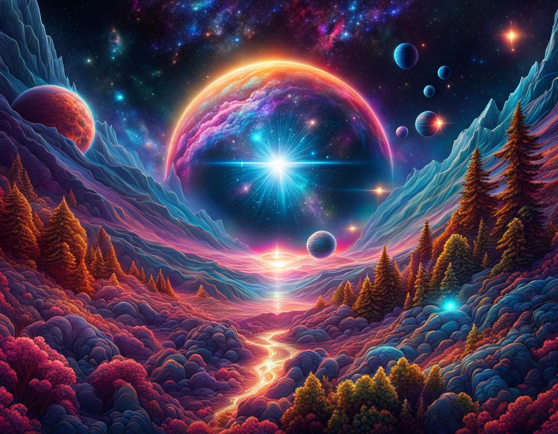 Boundless Space - AI Generated Artwork - NightCafe Creator