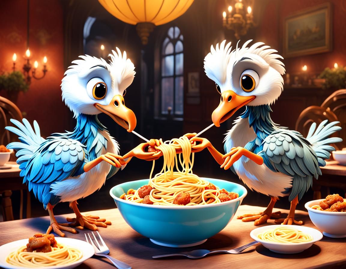 Dodo Dinner - AI Generated Artwork - NightCafe Creator