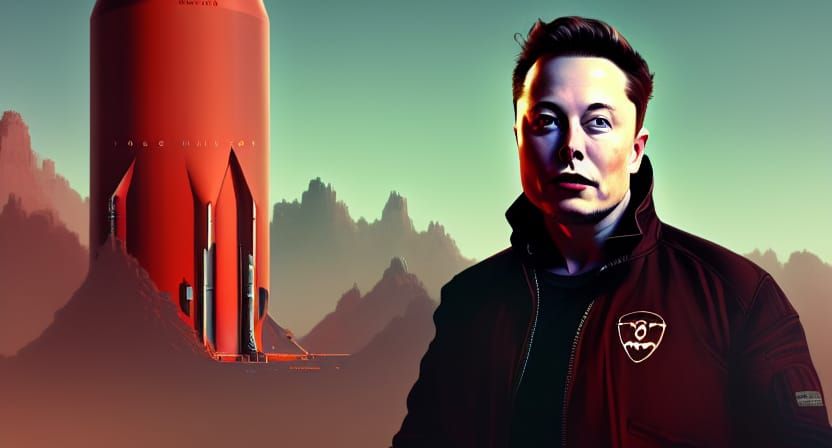 Elon Musk chief twit - AI Generated Artwork - NightCafe Creator