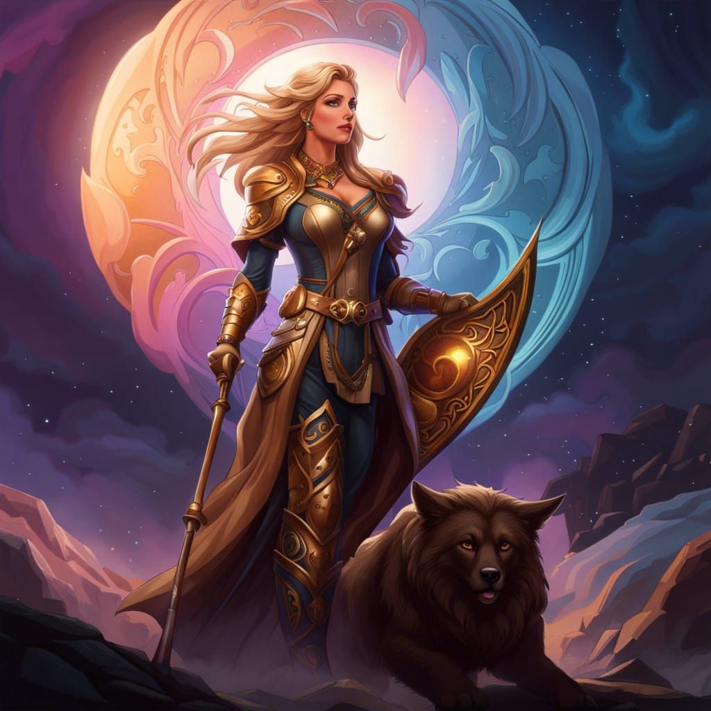 Valkyrie Goddess Freya - AI Generated Artwork - NightCafe Creator