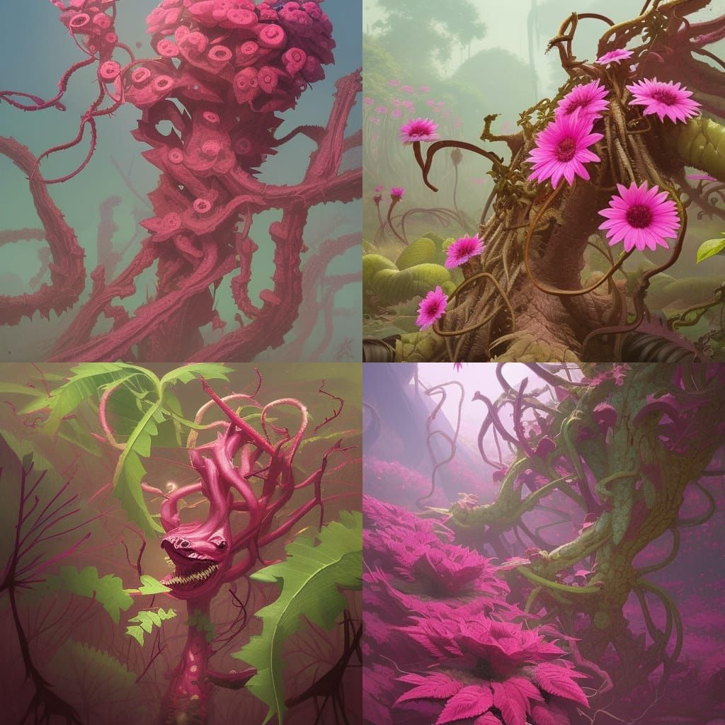 Dangerous Vines - AI Generated Artwork - NightCafe Creator