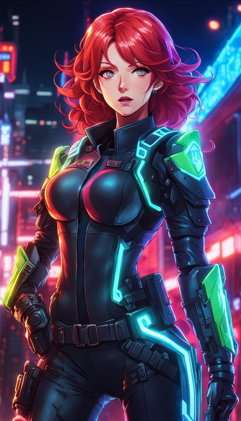 Red law enforcer. - AI Generated Artwork - NightCafe Creator