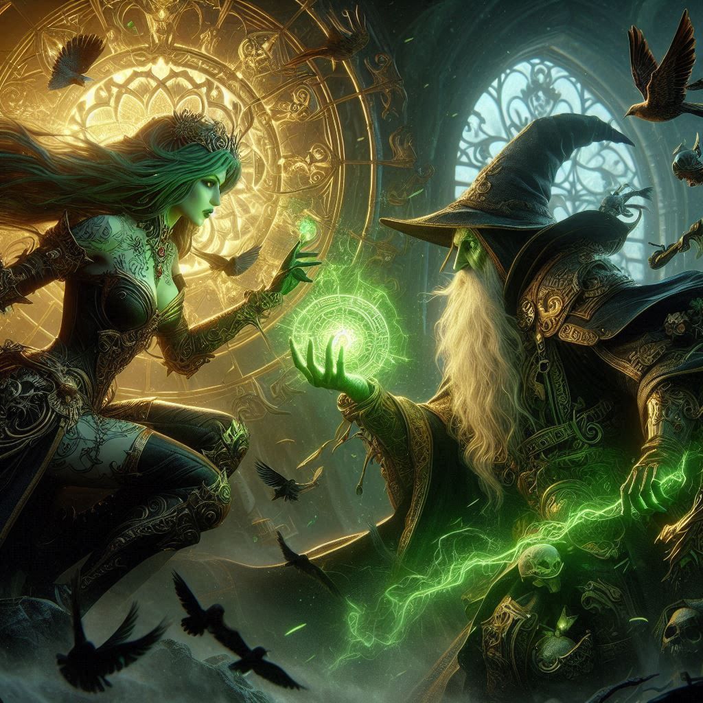 MERLIN & NIMUE - AI Generated Artwork - NightCafe Creator