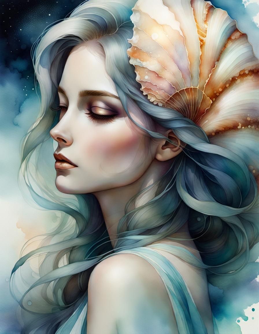 Dreaming of Seashells - AI Generated Artwork - NightCafe Creator
