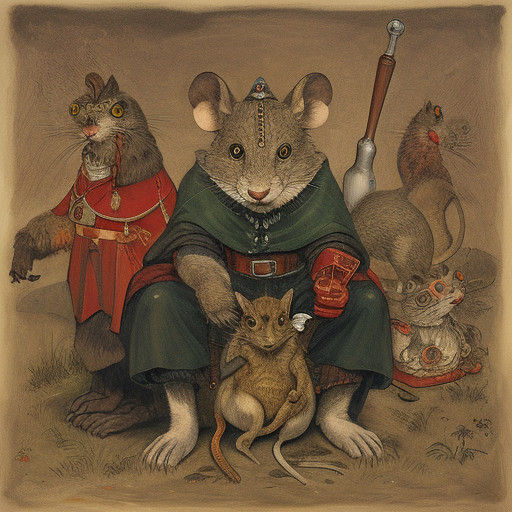 Ethereal Mouse with Supernatural Abilities, Inspir... - AI Art