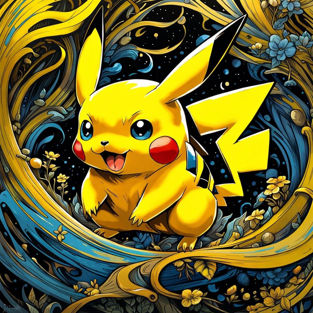 Pikachu! - AI Generated Artwork - NightCafe Creator
