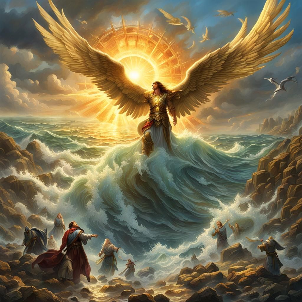 Revelation‬ ‭7‬:‭2‬ ‭NRSV‬‬ - AI Generated Artwork - NightCafe Creator