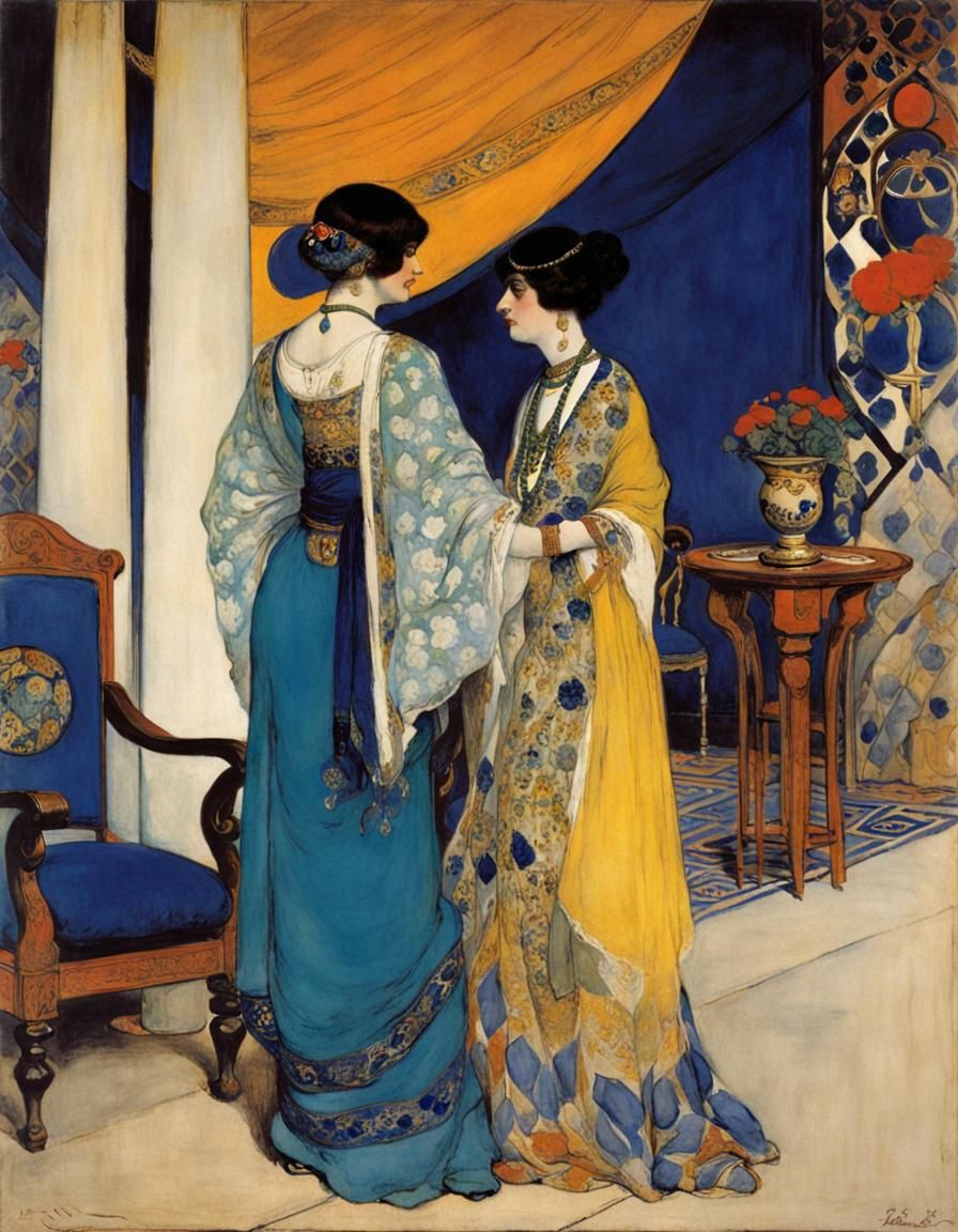 art by Léon Bakst - AI Generated Artwork - NightCafe Creator