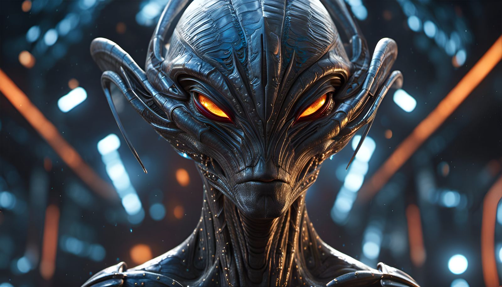 silicon-based alien - AI Generated Artwork - NightCafe Creator