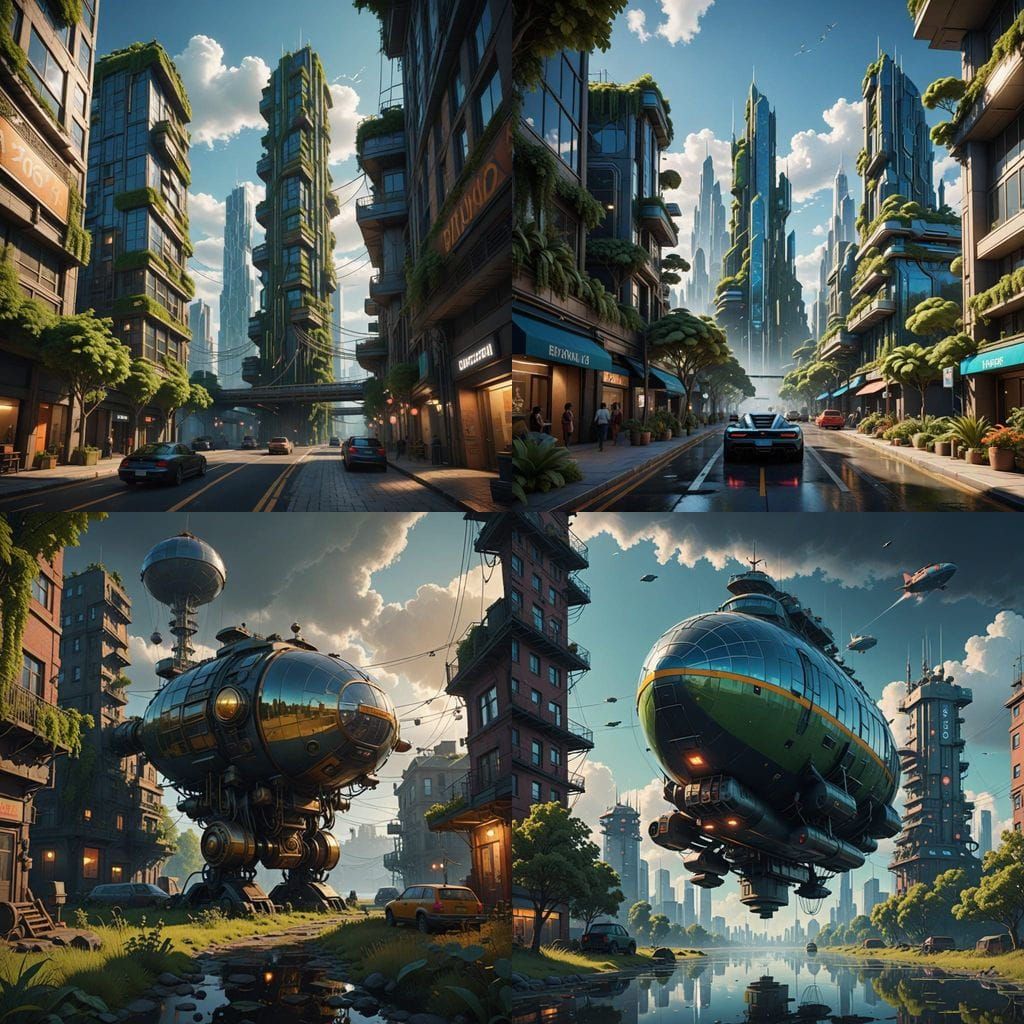 Solarpunk - Surreal Futuristic Utopia Reveals Vibrant Solarp...