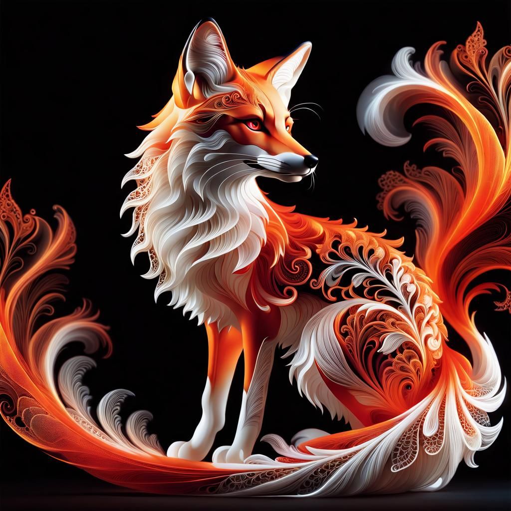 Fox - AI Generated Artwork - NightCafe Creator
