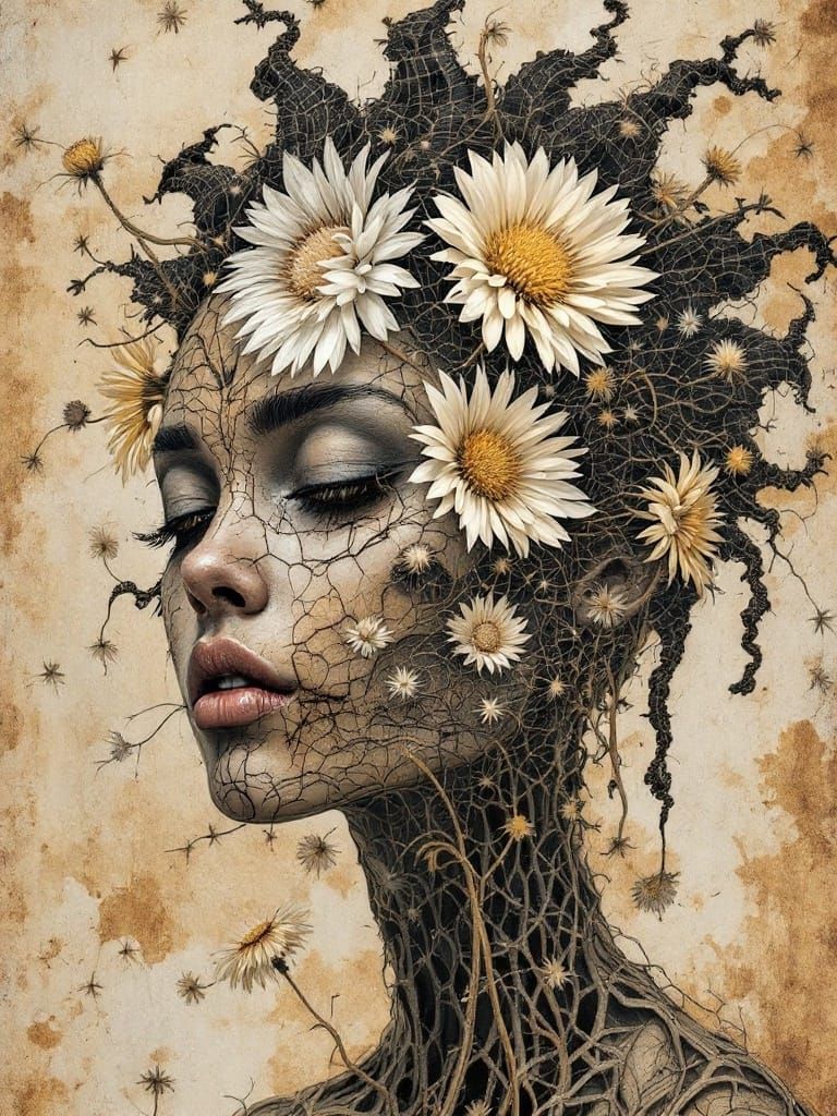 Tuff and ceramic Style, A full body insanely detailed tuff human ...