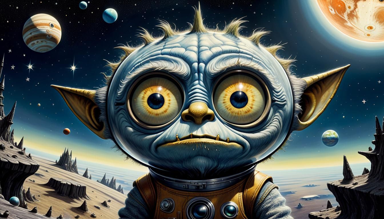 Alien monster - AI Generated Artwork - NightCafe Creator