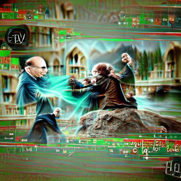 harry potter fighting voldemort - AI Generated Artwork - NightCafe Creator