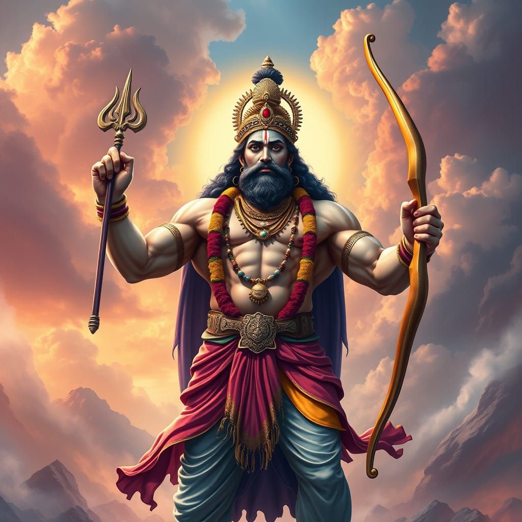 Mighty Lord Krishna as a Powerful Bodybuilder God ... - AI Art