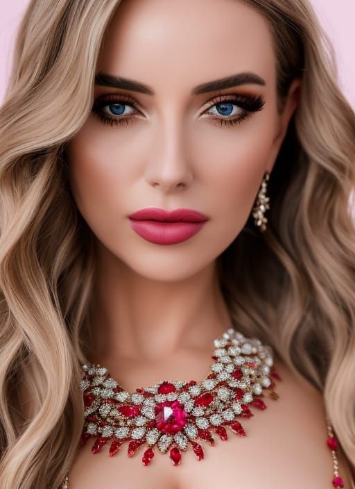 Ruby Portrait 2 - AI Generated Artwork - NightCafe Creator