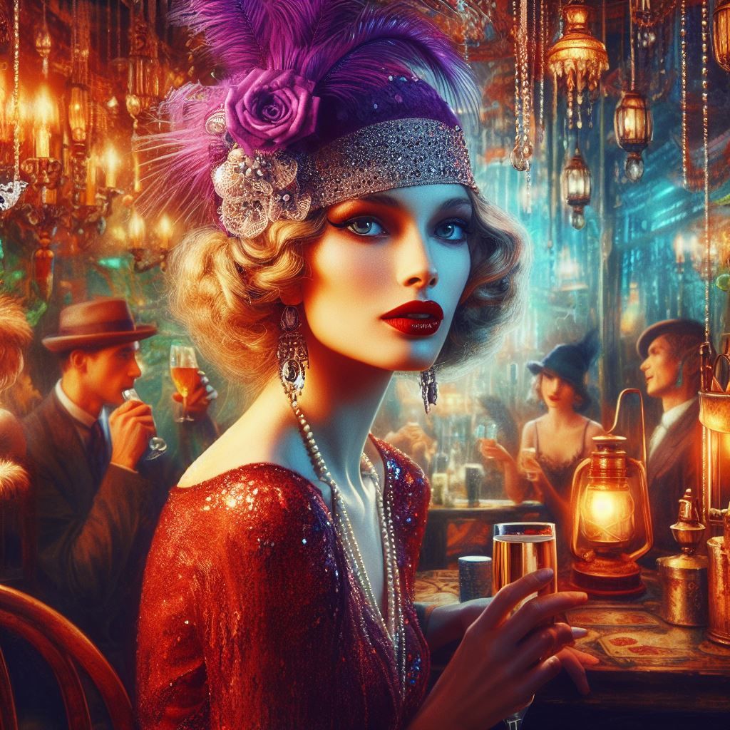 Flapper Witch - AI Generated Artwork - NightCafe Creator