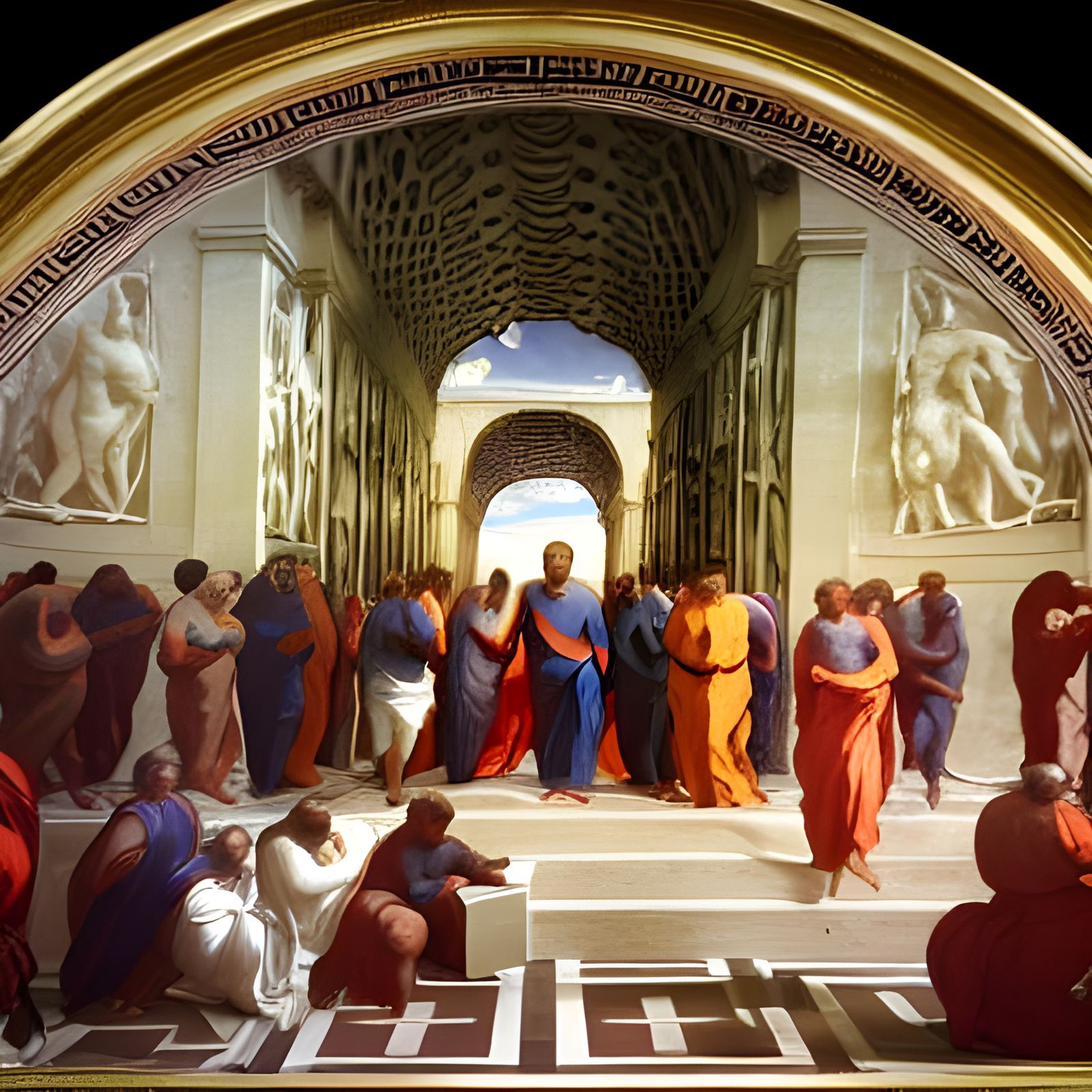 The School of Athens - AI Generated Artwork - NightCafe Creator