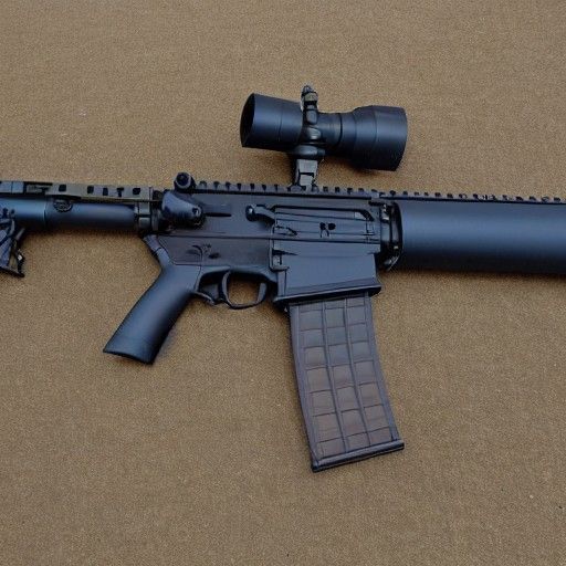 .50 caliber heavy assault rifle - AI Generated Artwork - NightCafe Creator