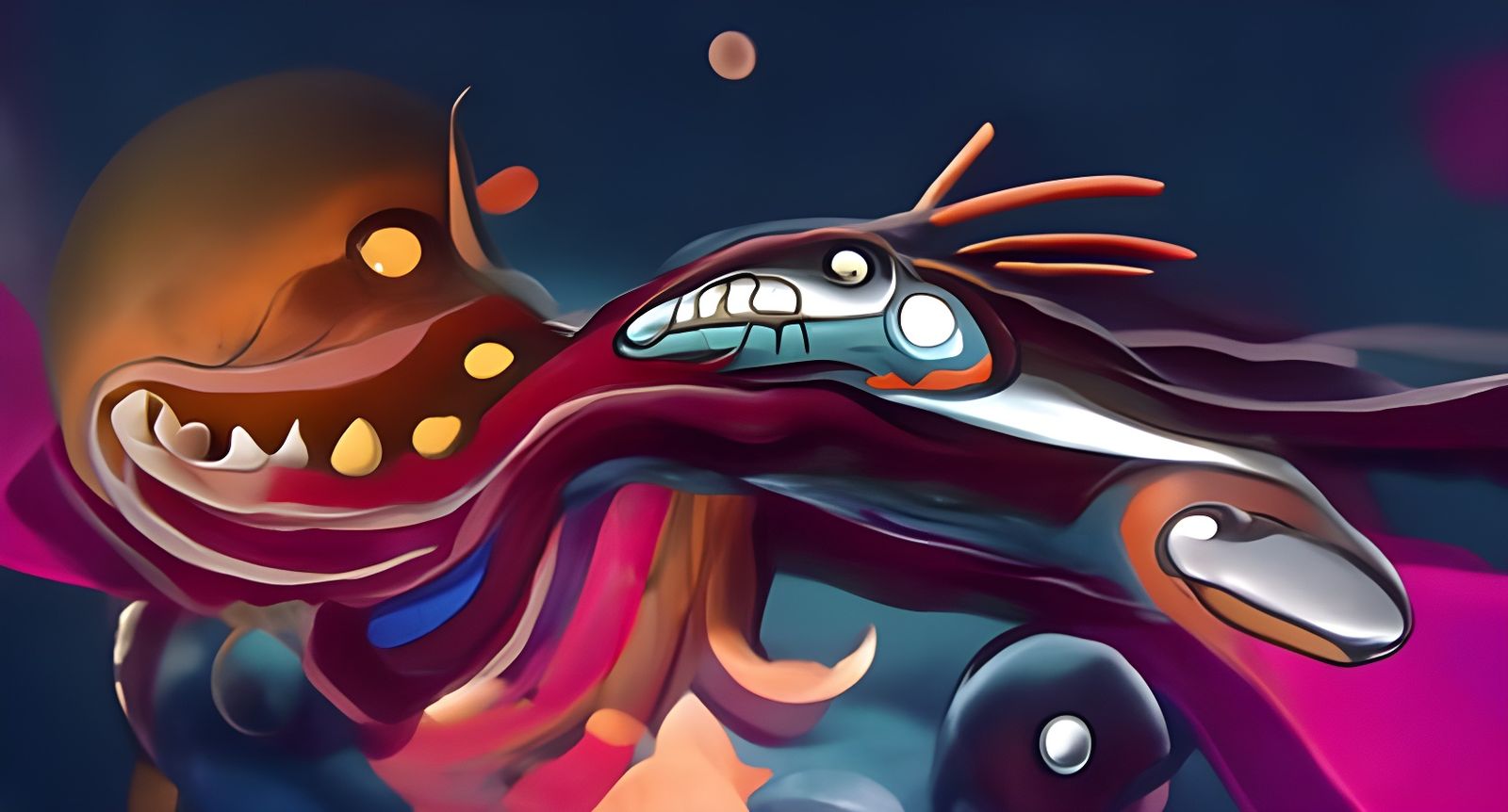 Alien Worms - AI Generated Artwork - NightCafe Creator
