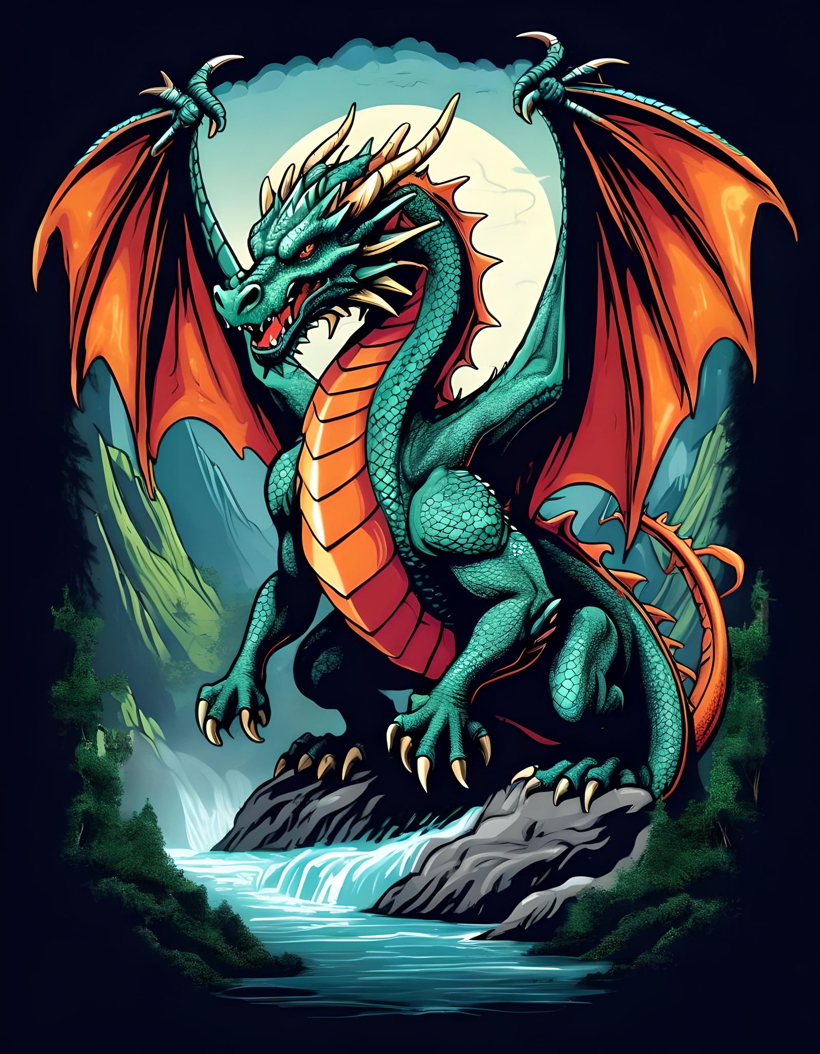 Samples Of Some Basic Dragon T-shirt Designs I Have Been Working On ...