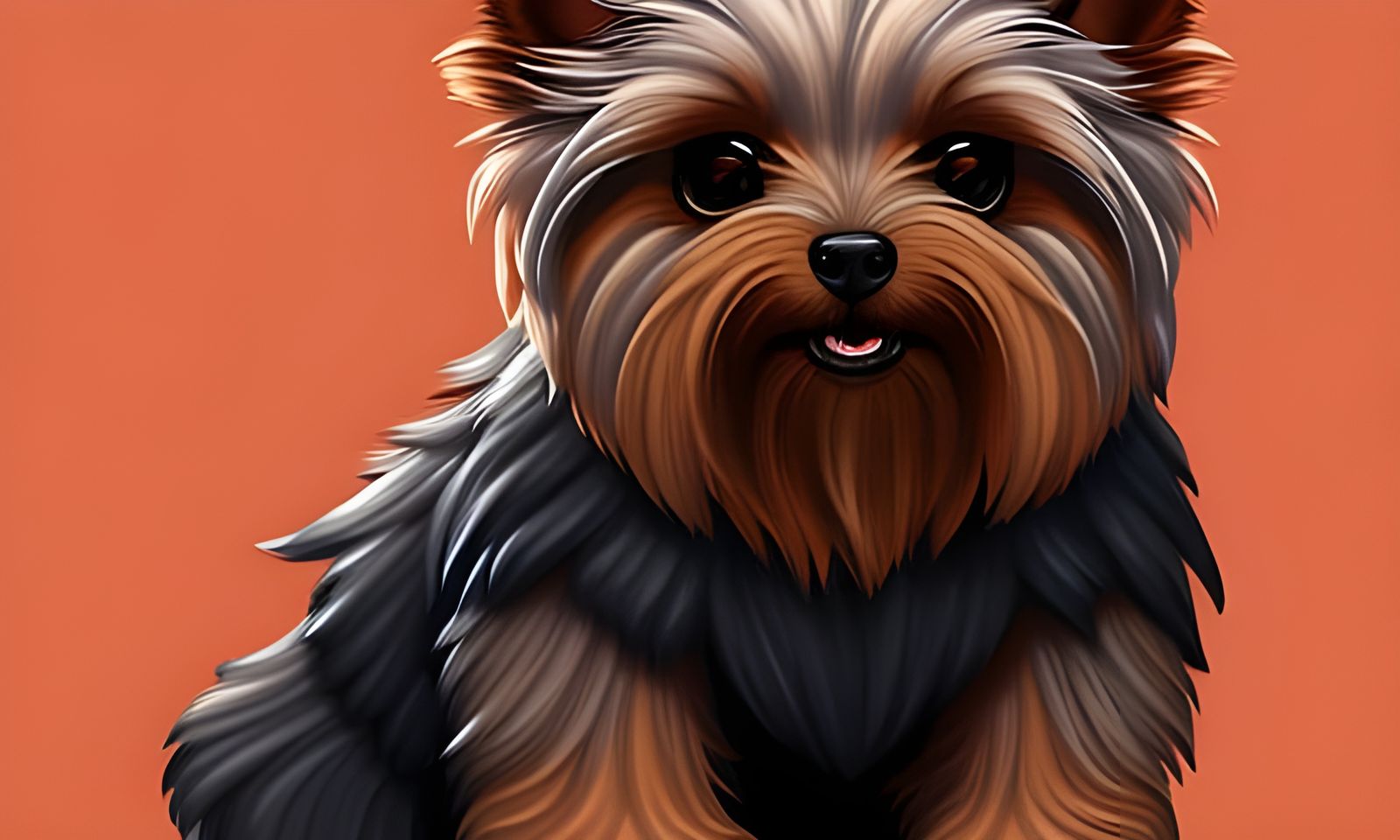 Yorkie - AI Generated Artwork - NightCafe Creator