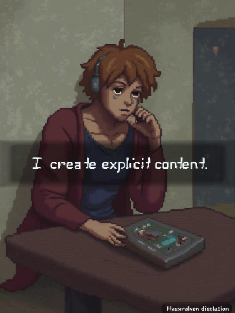 Toned Male Bodybuilder in Bold Muscular Pose - AI Art