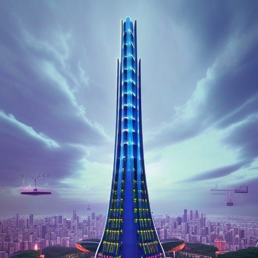 Tower - AI Generated Artwork - NightCafe Creator