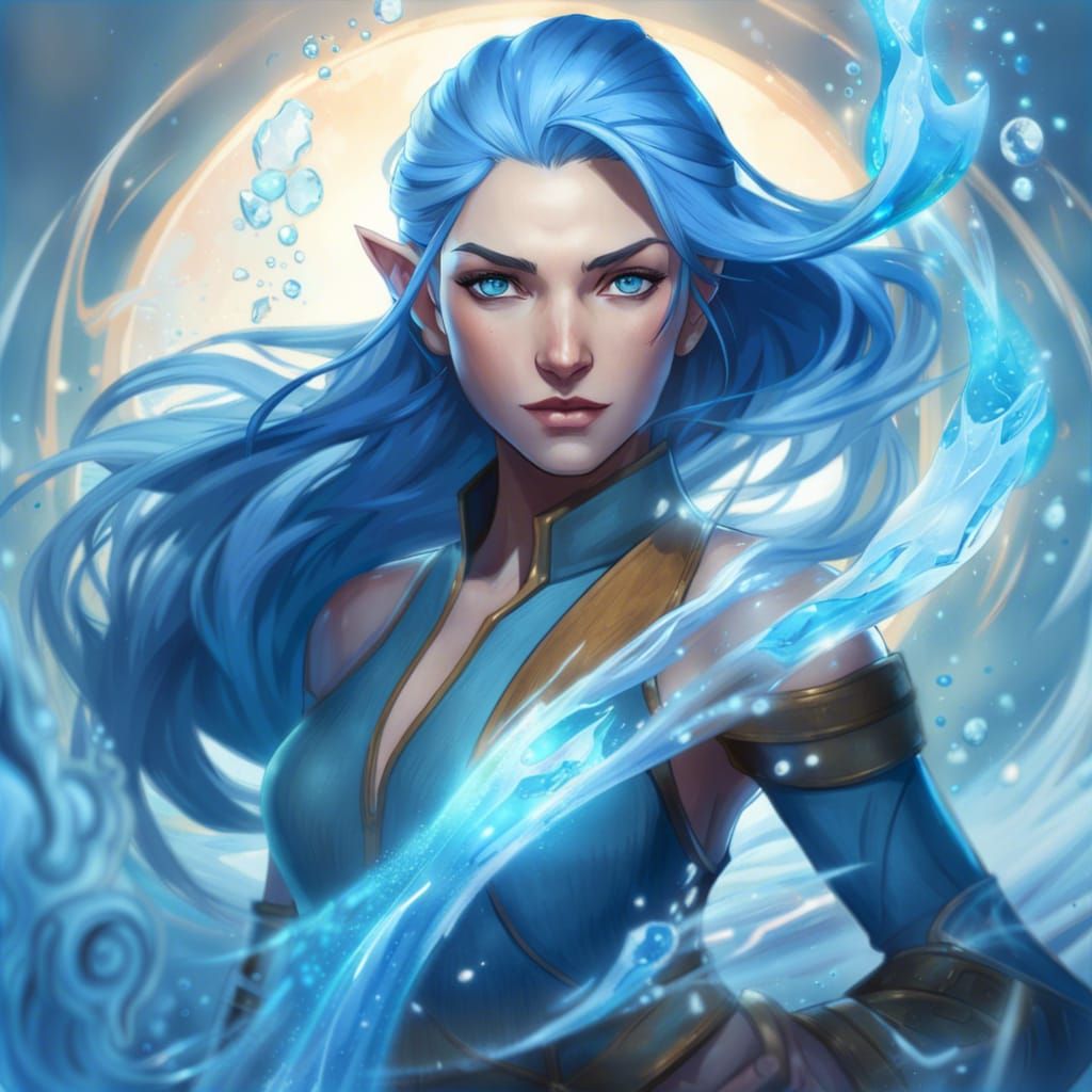 Water queen 🌊 - AI Generated Artwork - NightCafe Creator