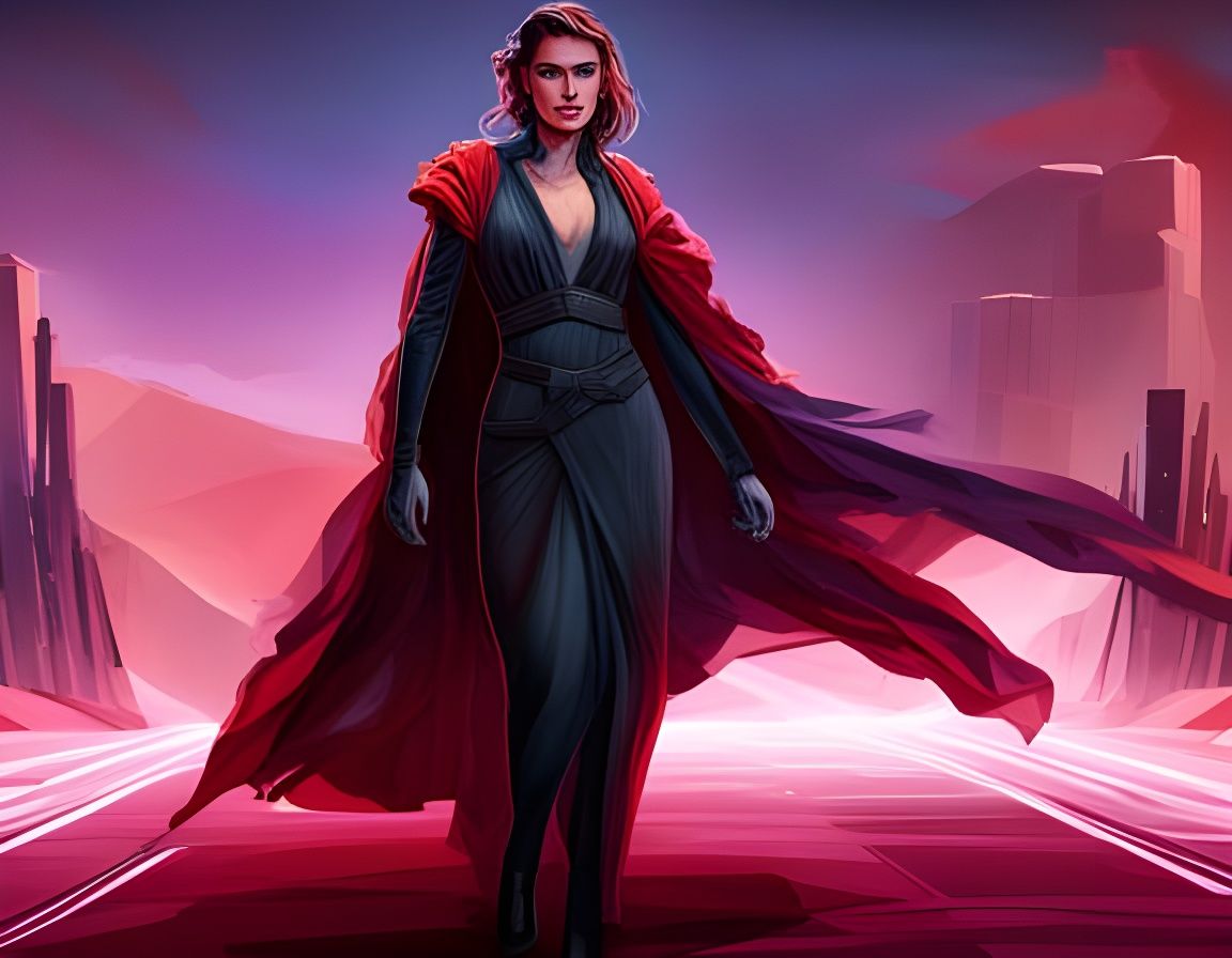 Runway Model - Sith Outfit - AI Generated Artwork - NightCafe Creator