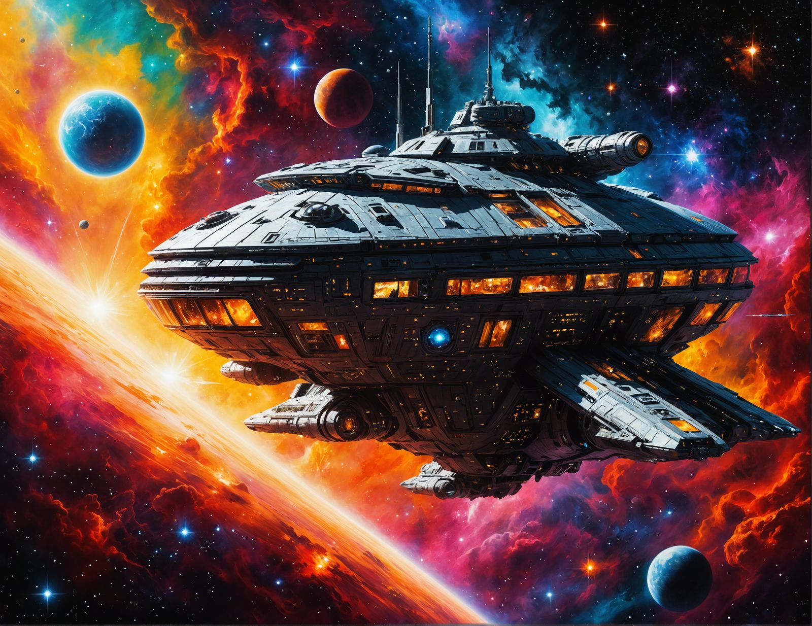 Intergalactic Exploration III: creative upscale - AI Generated Artwork ...