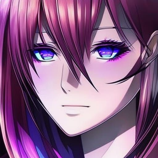 Stylish funky anime girl, insanely detailed photorealistic half body ...