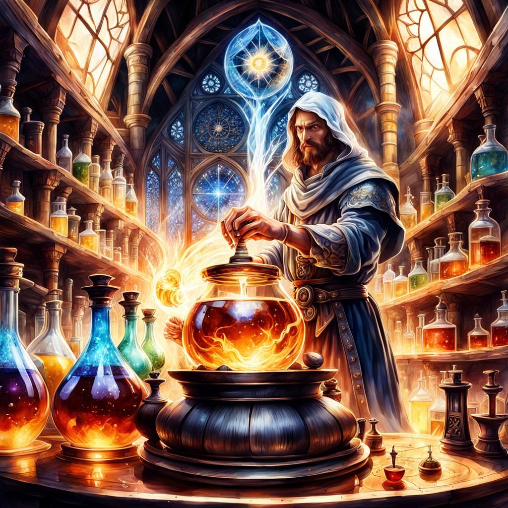 Alquimia Aetherna - AI Generated Artwork - NightCafe Creator