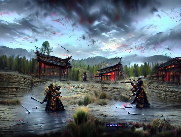 Samurai - AI Generated Artwork - NightCafe Creator