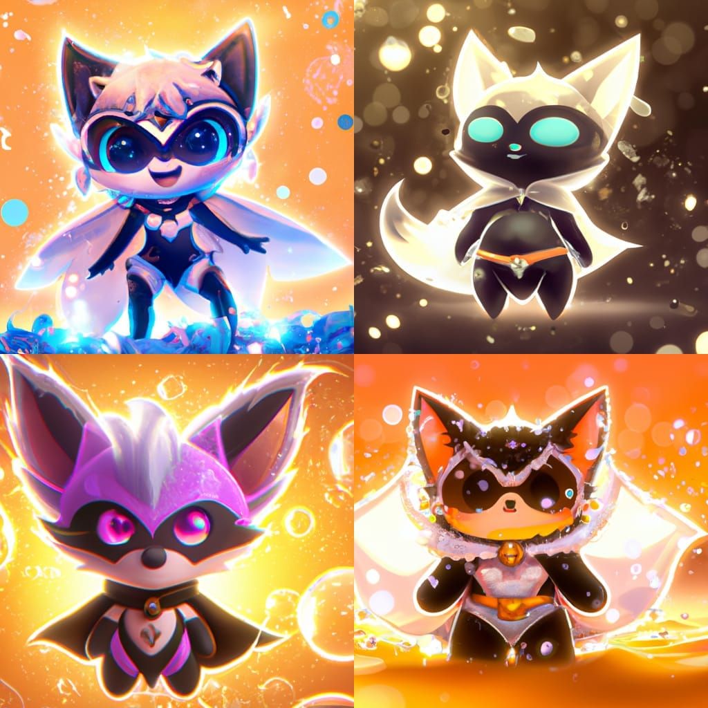 Marvel foxes - AI Generated Artwork - NightCafe Creator