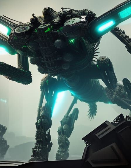 Cthulhu Mech (Ver 5) [Evolved] - AI Generated Artwork - NightCafe Creator