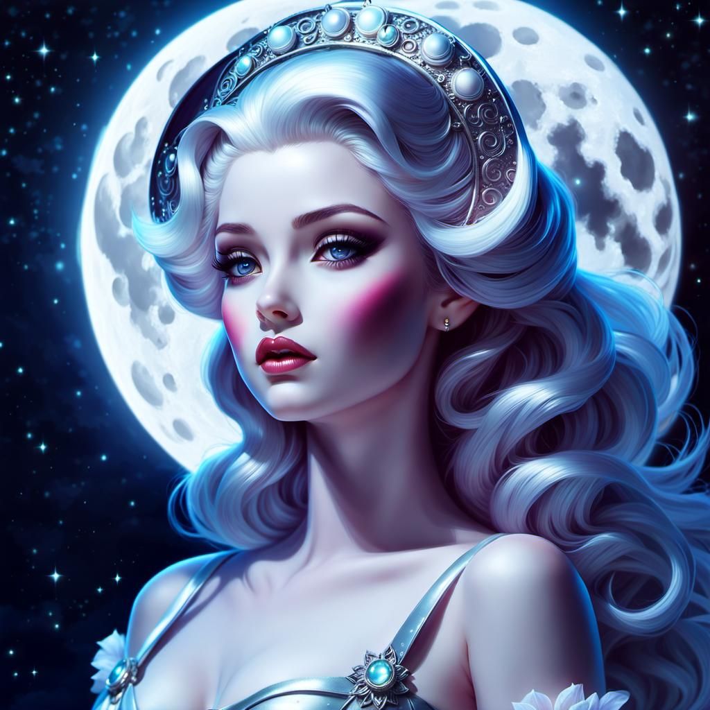 🌙 "Moonlit Majesty: A Stunning Fusion of Art and Fantasy" 🎨 - AI Generated Artwork - NightCafe ...