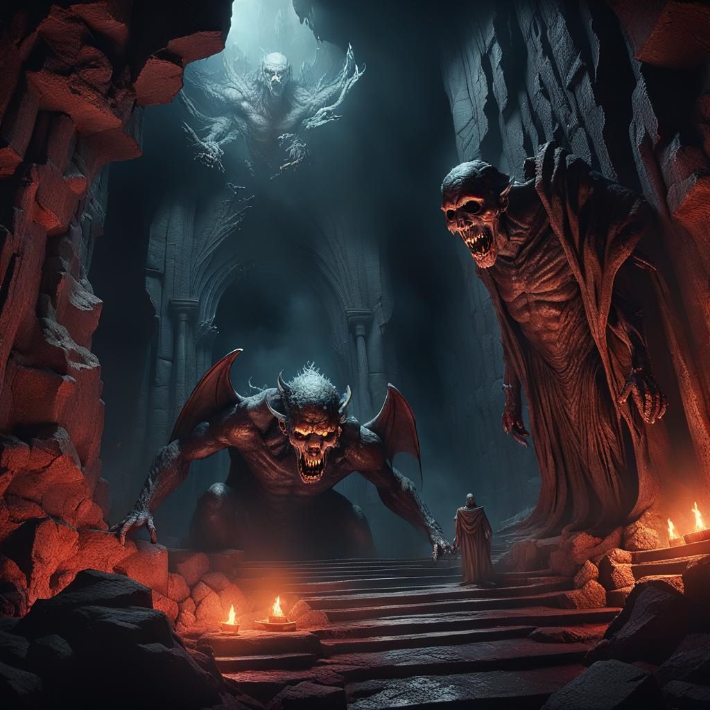 The Underworld - AI Generated Artwork - NightCafe Creator
