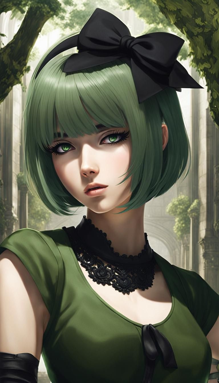 **Character Description:** - **Name:** Cyllene (based on 2B from "Nier ...