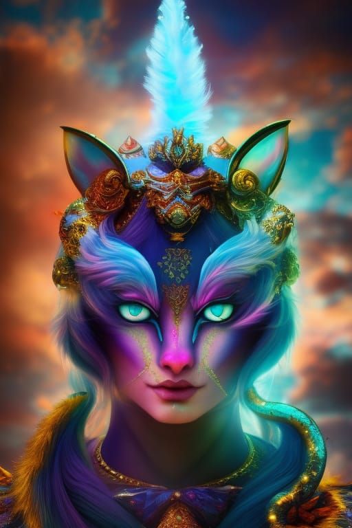 ice elemental cat, cat demon, collaboration between an award winning ...