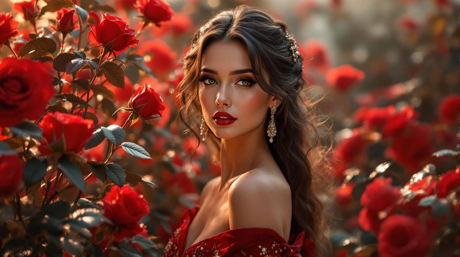 Feeling Rosey - Sensual Goddess in Vibrant Bloom