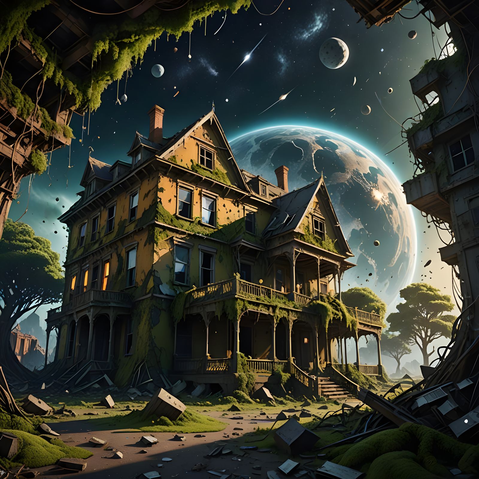 The remains of the house in space - Cosmic Ruins of an Aband...