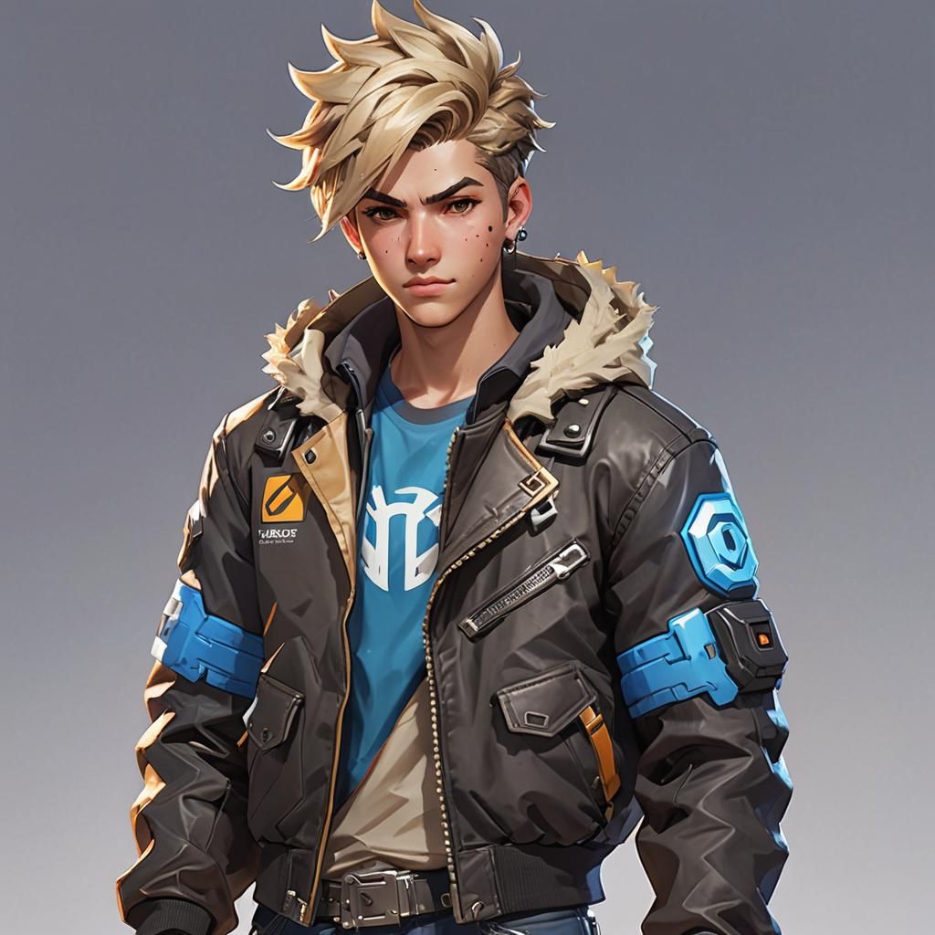 overwatch 15 year old boy - AI Generated Artwork - NightCafe Creator