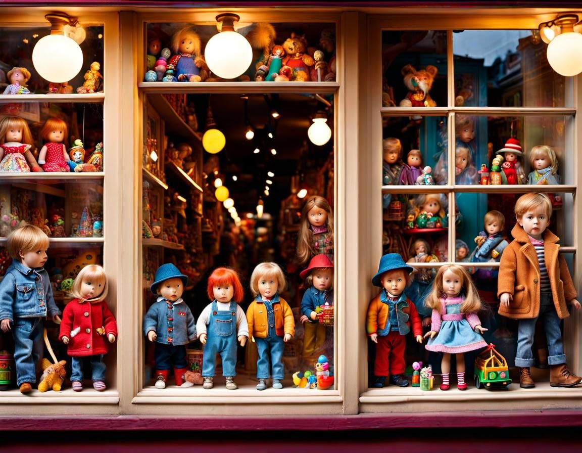 Toy Shop Window Display