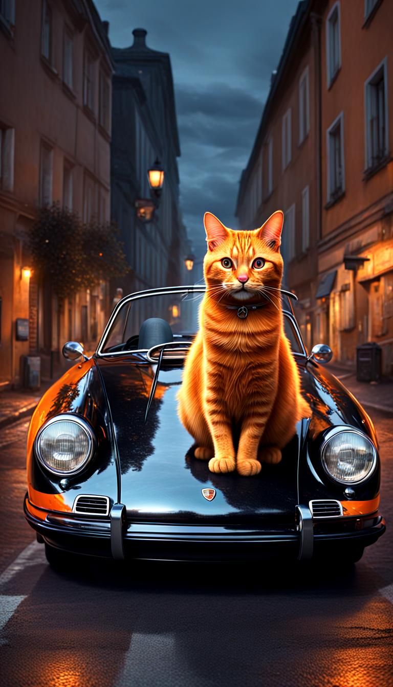 Cats driving vehicles - AI Generated Artwork - NightCafe Creator