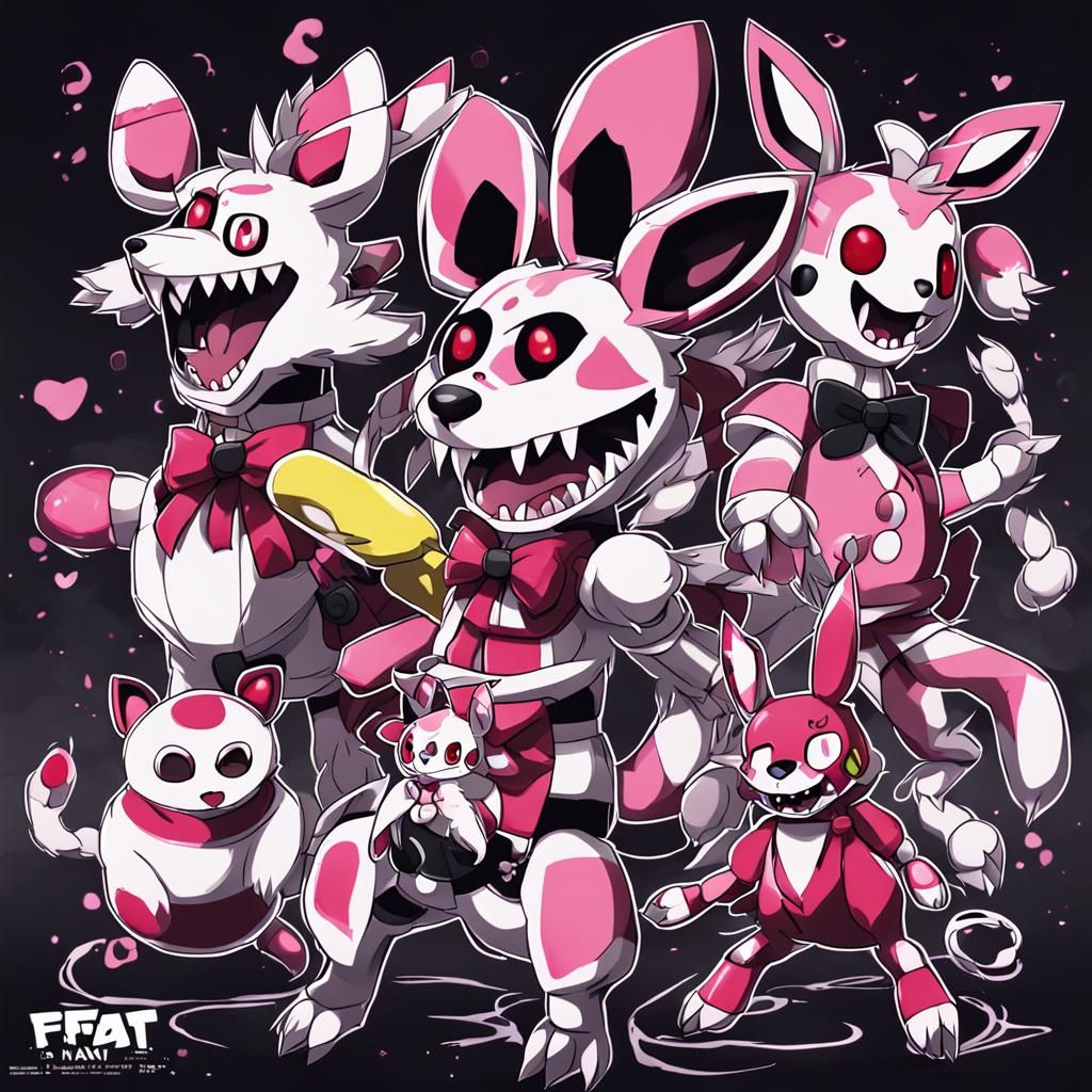 Mangle as a pokémon - AI Generated Artwork - NightCafe Creator