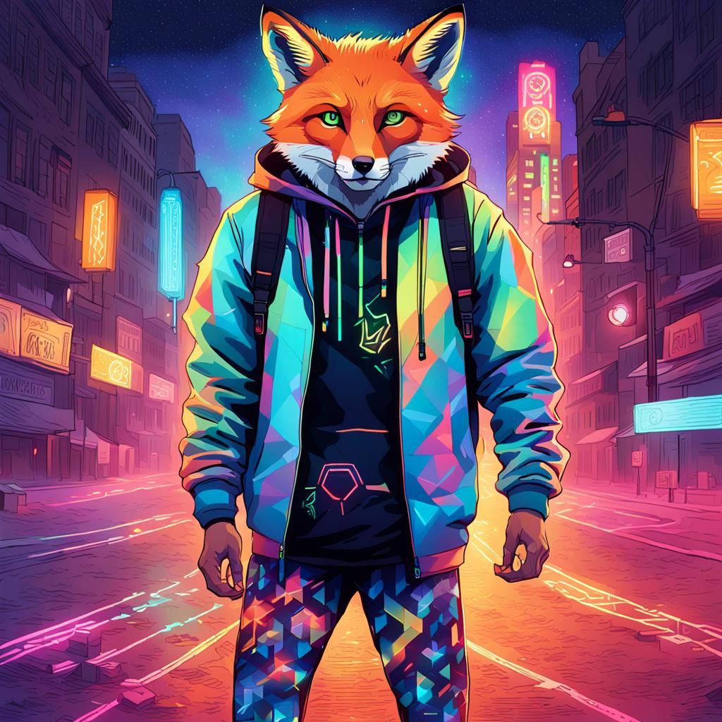 humanoid fox 2 - AI Generated Artwork - NightCafe Creator