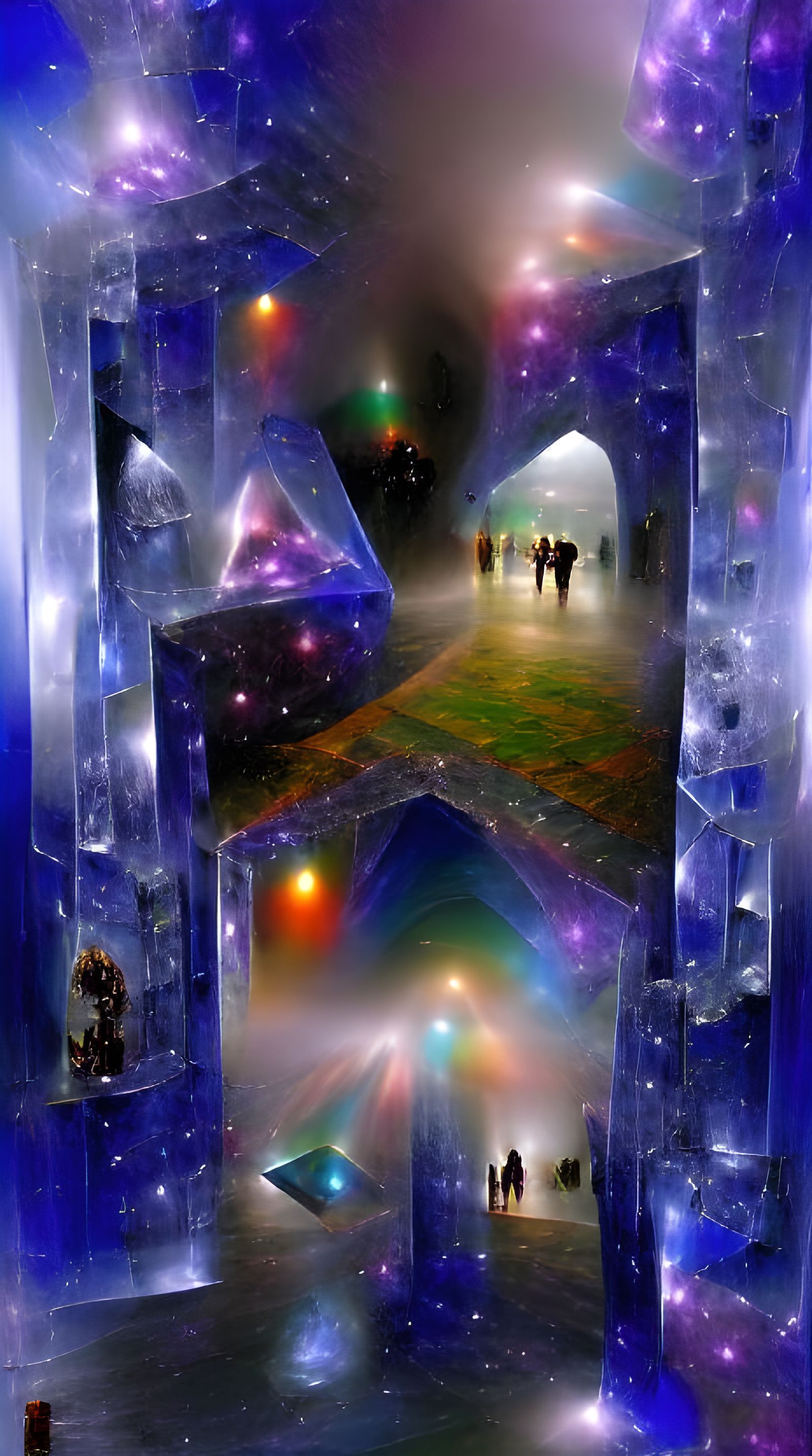 The Crystal Gateway of the 6th Dimension Magnificent Beautiful Space ...
